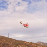 Remote Controlled Flying Santa | Santa Claus Flying With His Reindeer ...