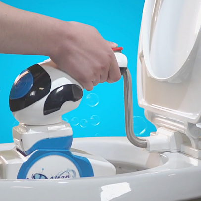 Automatic Toilet Cleaning Robot | Giddel