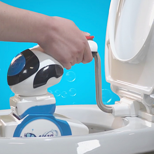 Automatic Toilet Cleaning Robot | Giddel
