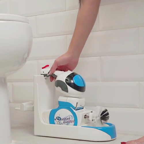Automatic Toilet Cleaning Robot | Giddel