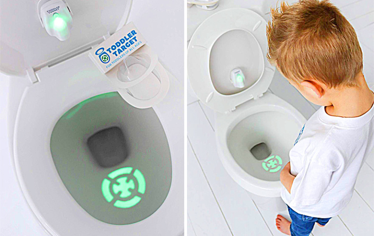ToddlerTarget | Bullseye Toilet Light For Kids Potty Training