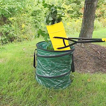 The Amazing Rake is the easiest tool to pick up garden leaves