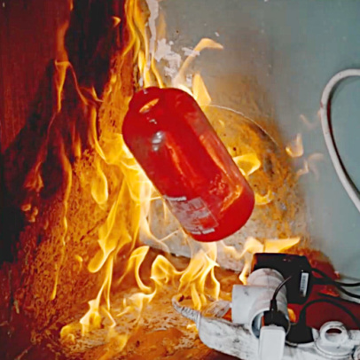 This Flower Vase is a Throwable Fire Extinguisher | Samsung Firevase
