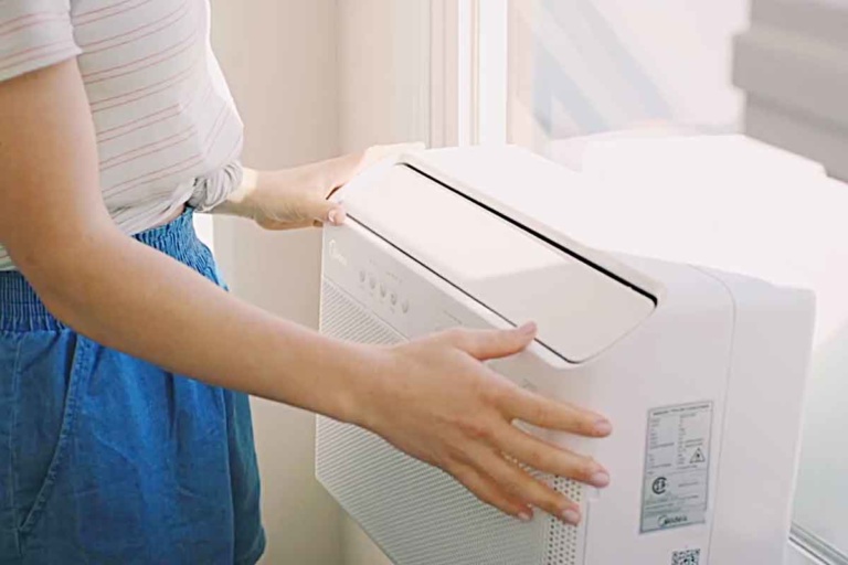 U-Shaped Window Air Conditioner That Allows Your Window To Open And ...