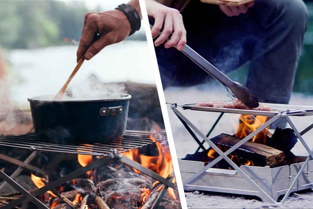 Crazy open fire cookware for cooking the best campfire meals