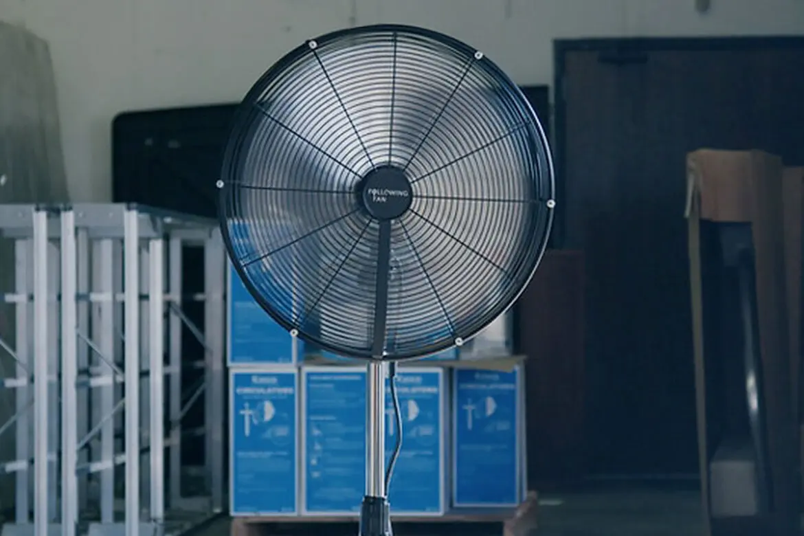 A Robotic Person-Tracking Floor Fan That Automatically Rotates When You ...