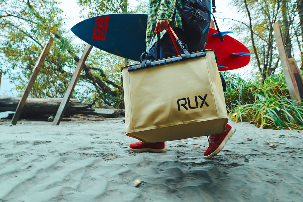 RUX storage: A box-come-bag camping & hiking gear organizer