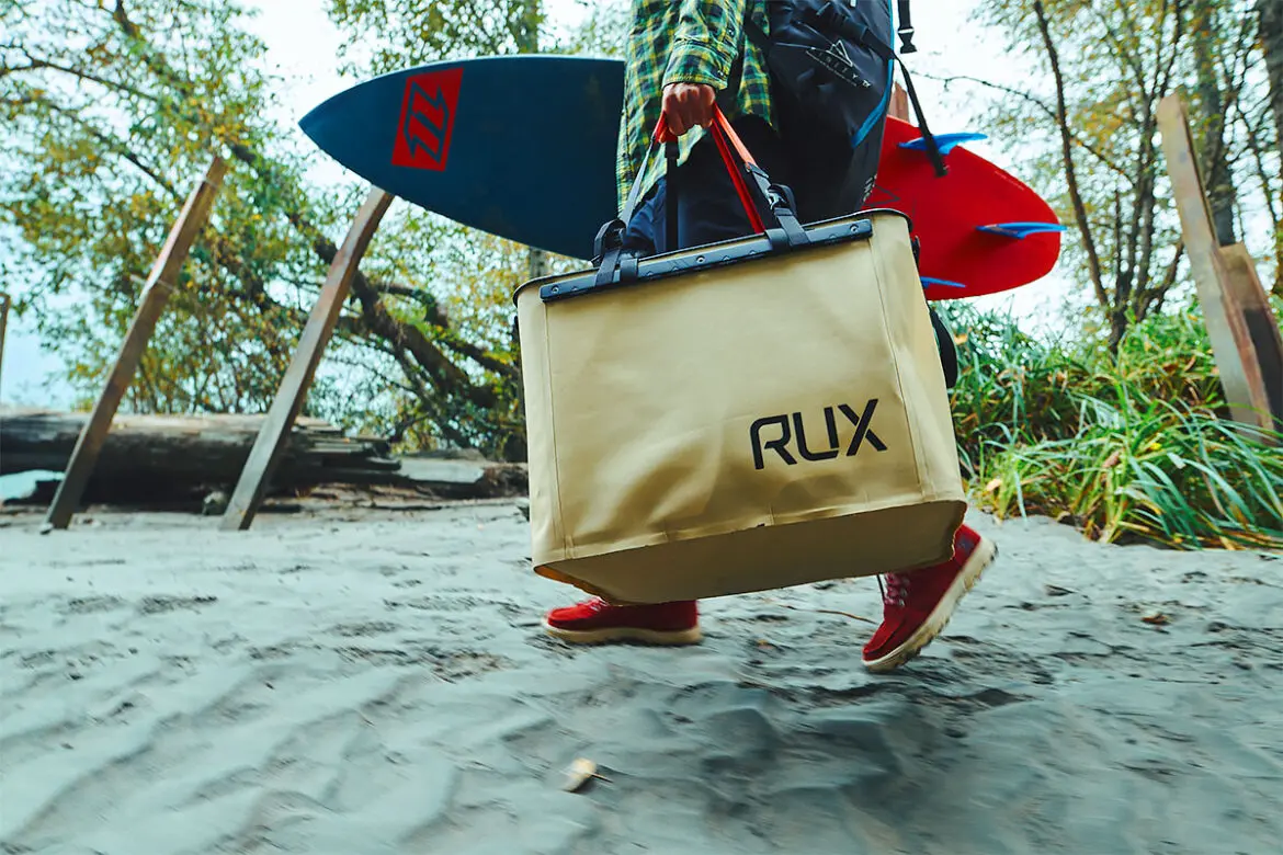 RUX storage: A box-come-bag camping & hiking gear organizer - TheSuperBOO!