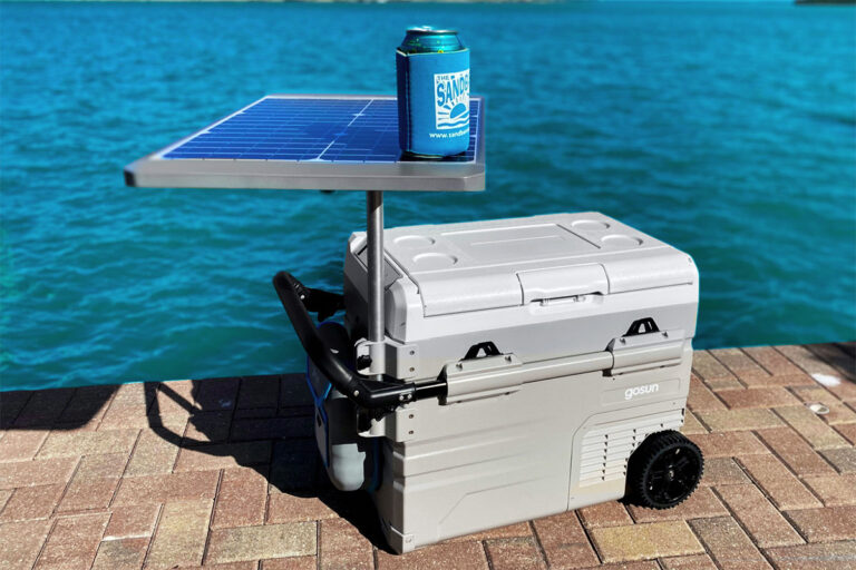 Portable Solar Powered Cooler For Off-Grid Ice-Free Cooling