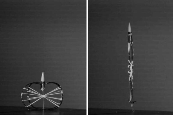 Jumping Robot: A robot that jumps almost 100 feet in the air