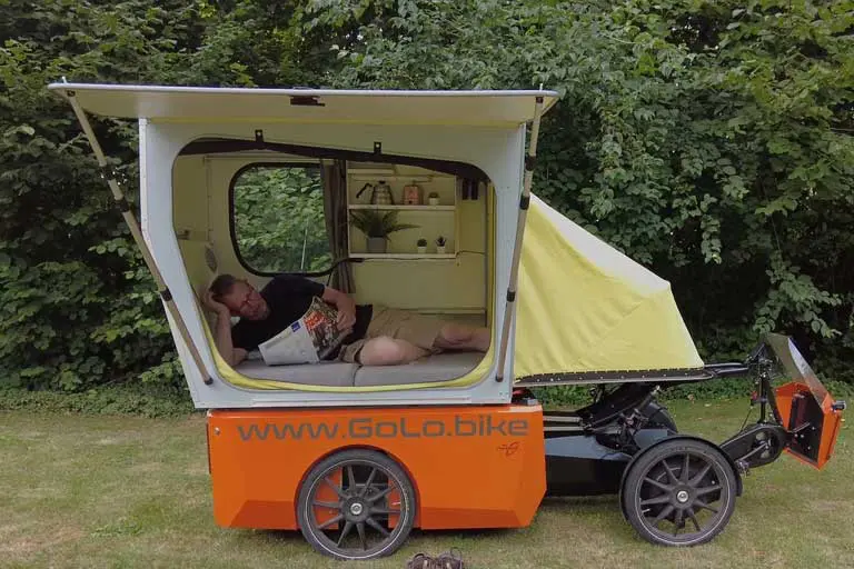 GoCamp: This solar powered nomad bike camper is an eco friendly micro ...