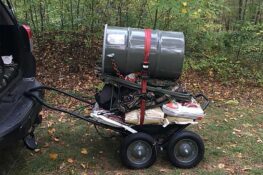 Get ready for rugged terrain with the portable Hawk Crawler multi-use cart