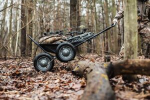 Get ready for rugged terrain with the portable Hawk Crawler multi-use cart