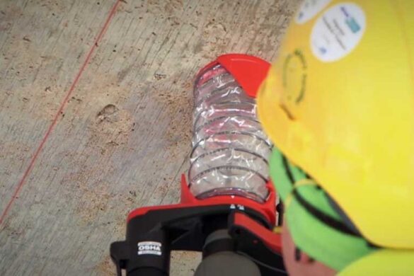 Milwaukee drill dust collector attachment that doesn't require a vacuum