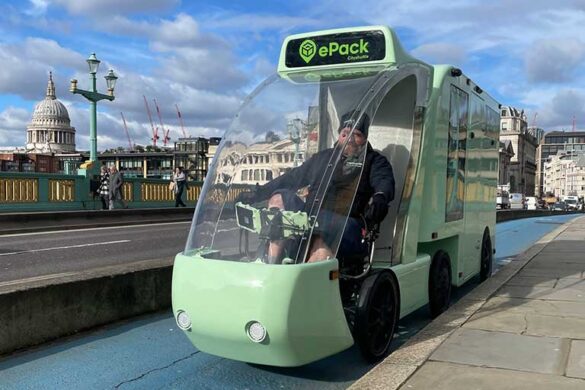 Cityshuttle ePack, 6 wheels semi-trailer electric cargo bike for ...