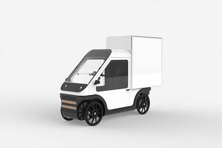 A perfect blend of bicycle and car, the Karbikes designed for all seasons