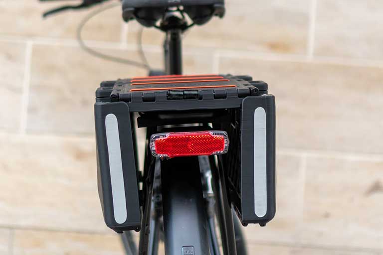 The origami bike carrier Allpacka turns into a 35-liter basket