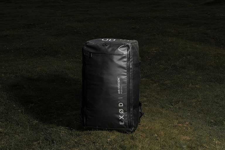 Set up camp in minutes with Exod's inflatable house Air Station POD-01