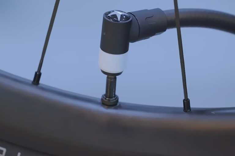 Easy, one-click valve bike tire inflation designed for everyone