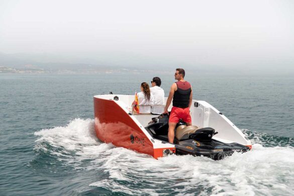 Supmaran is your personal watercraft made of two standup paddleboards