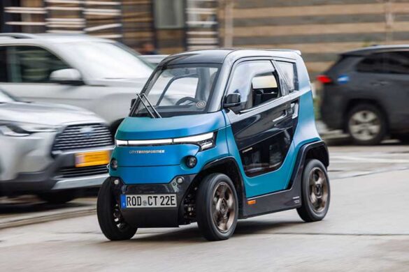 A shapeshifting microcar City Transformer CT-2 designed to navigate ...
