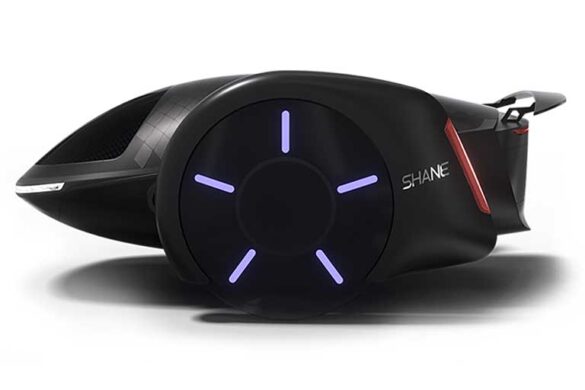 Two-wheeled electric vehicle Shane has self-balancing technology and ...